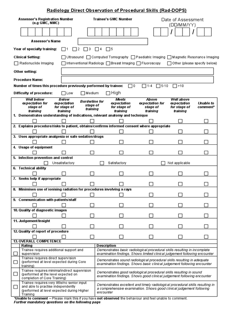 Rad-DOPS v5.0 | PDF | Radiology | Medical Imaging
