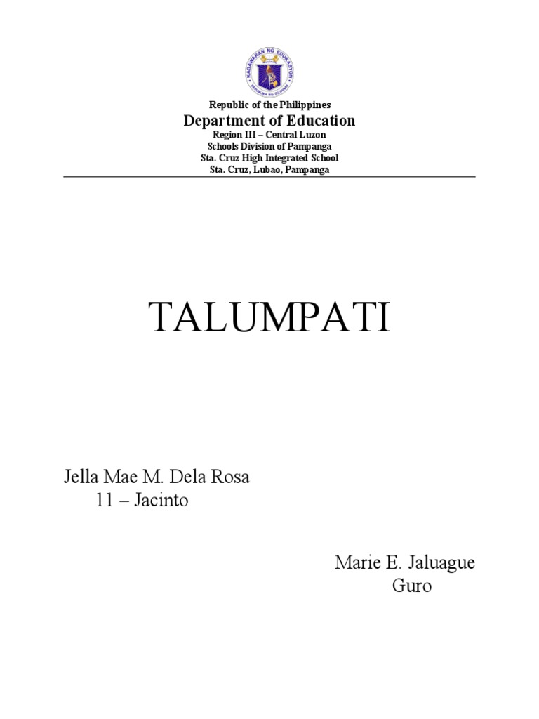Talumpati 2 | PDF