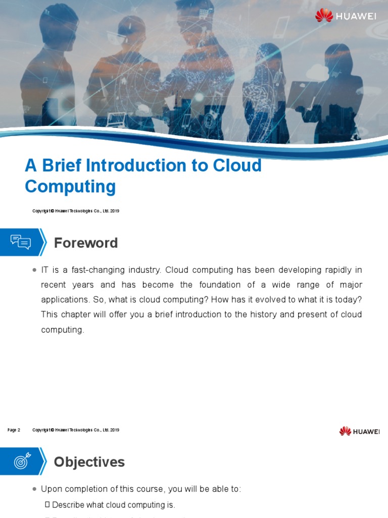 01 A Brief Introduction To Cloud Computing | PDF | Cloud Computing ...