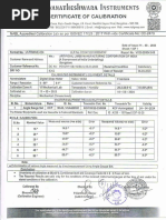 Calibration Certificates Vernier Caliper | PDF