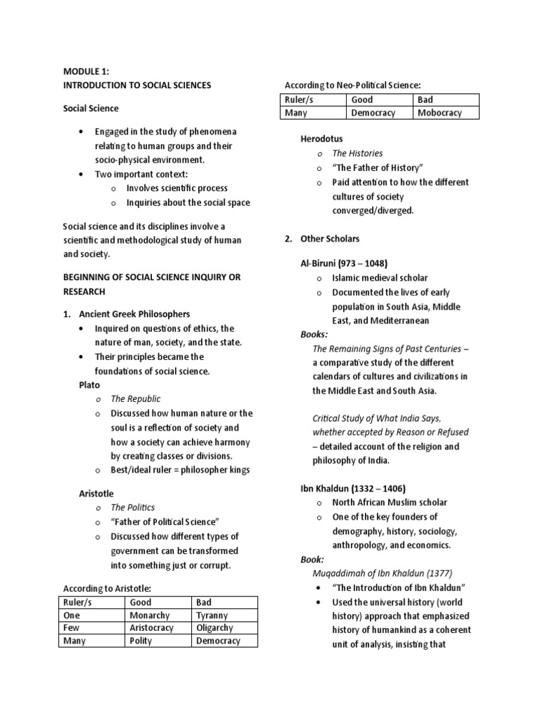 Module 1 Diss Review | PDF | Science | Social Sciences