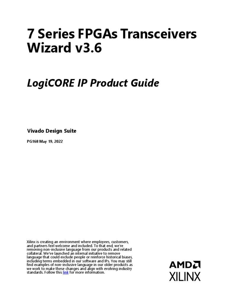 pg168 Gtwizard | PDF | Field Programmable Gate Array | Computer Hardware