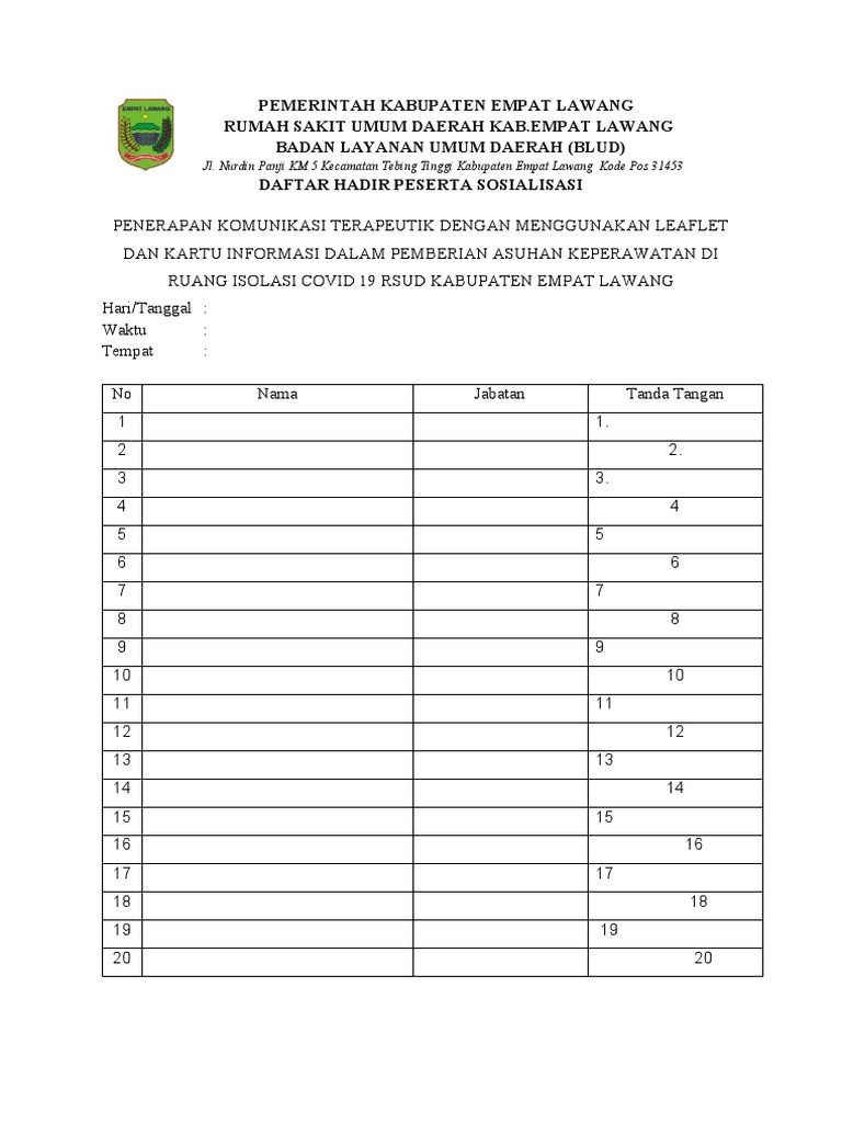 Sosialisasi Komunikasi Terapeutik | PDF