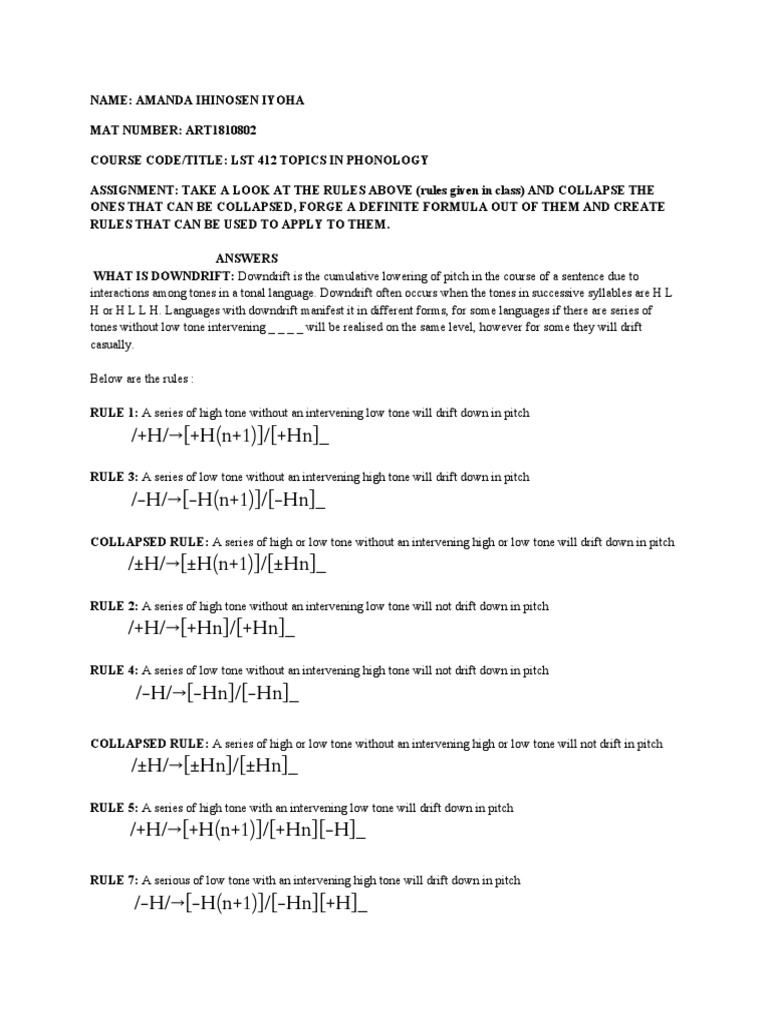 LST 412 Assignment | PDF