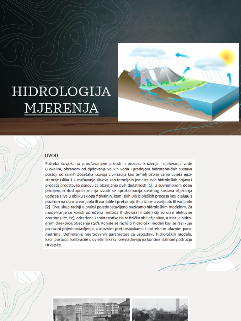 Nivogram, Hidrogram - Predavanje I Zadaci | PDF