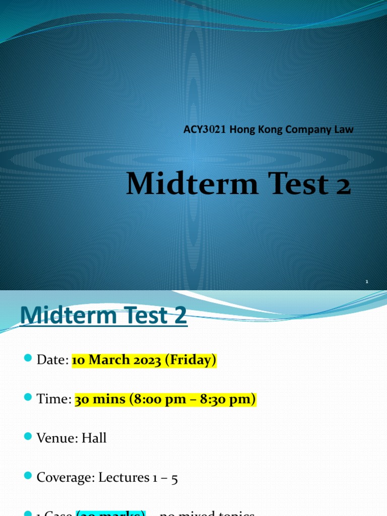 Message For Midterm Test 2 | PDF | Justice | Crime & Violence