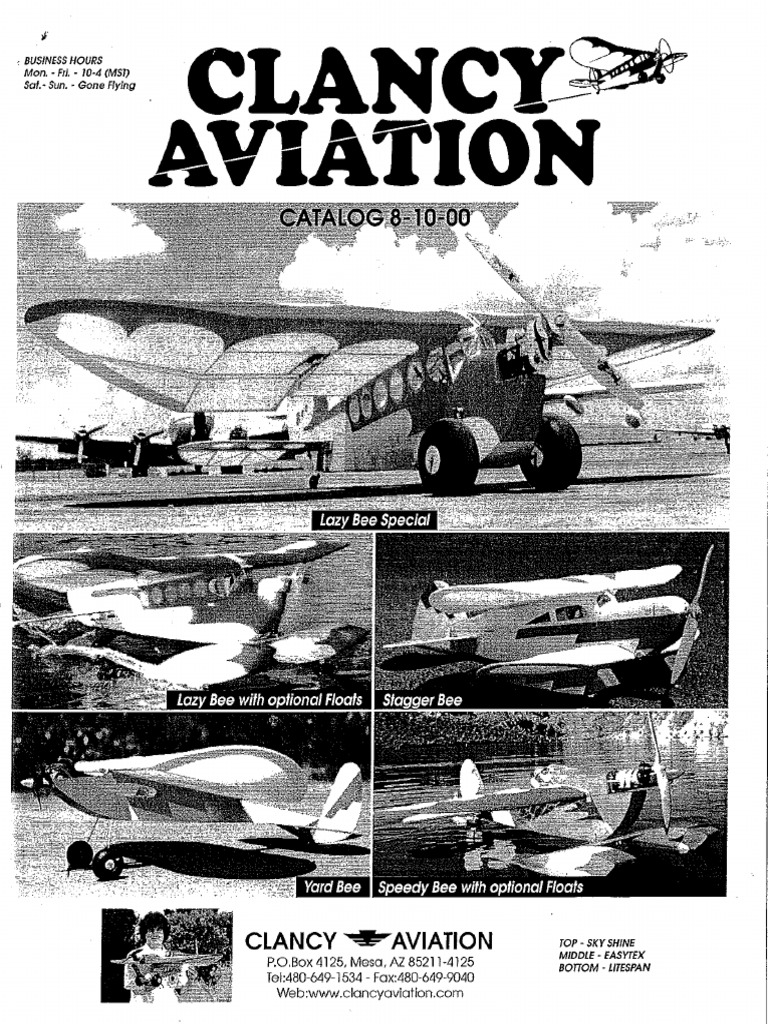 Clancy Aviation 2000 Catalog | PDF