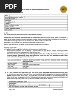 Application Form For CSWIP 5 Year Renewal (Overseas) - v3 | PDF | Debit Card | Nondestructive ...