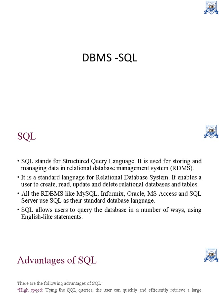 SQL 1st | PDF | Relational Database | Sql