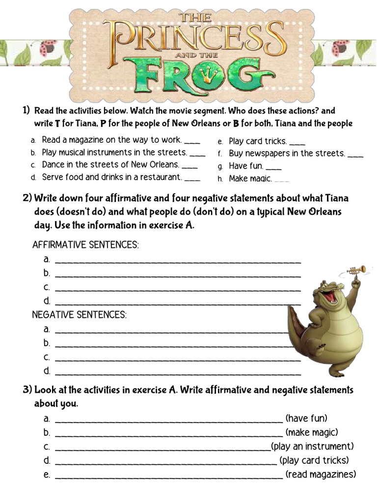 New Orleans Activities Worksheet | PDF | Social Science | Language Arts ...
