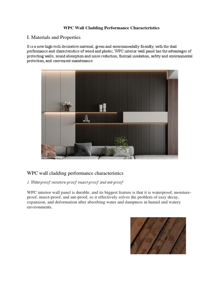 WPC Specification | PDF | Building Insulation | Wall