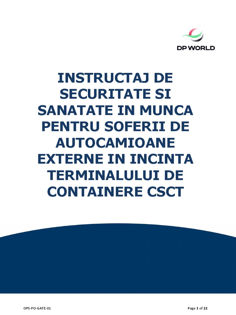 Instructaj SSM Port | PDF