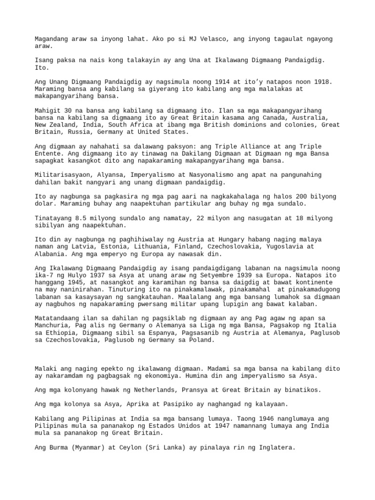 Digmaan | PDF