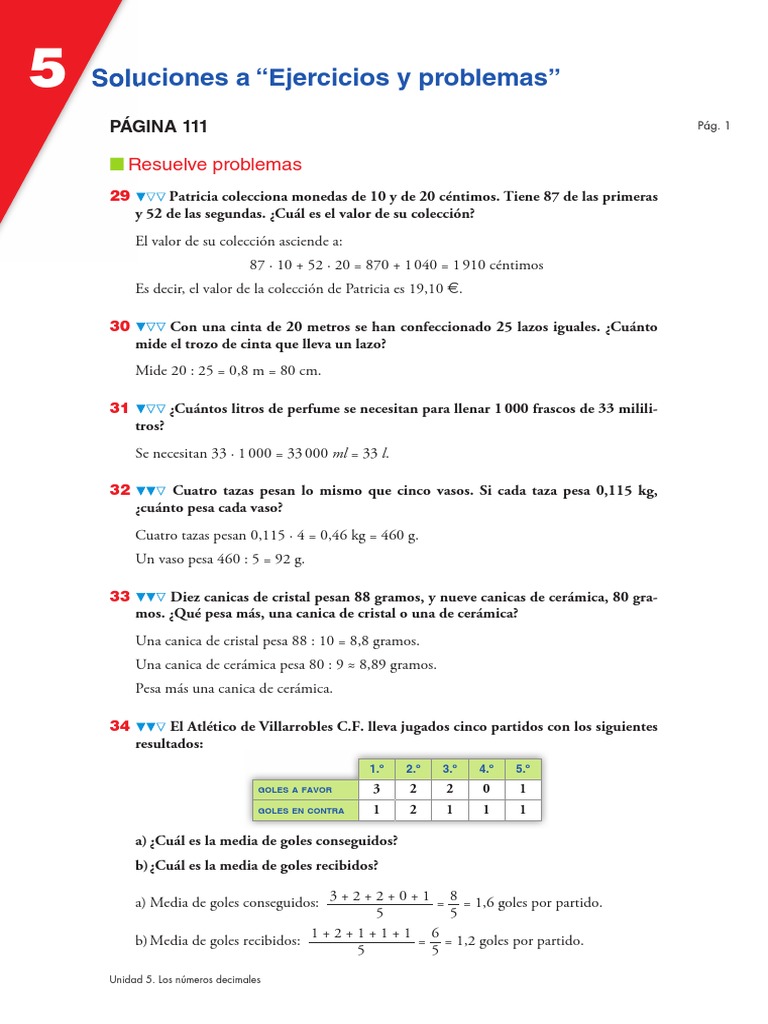 Soluciones A "Ejercicios y Problemas" Soluciones A "Ejercicios y Problemas" | PDF