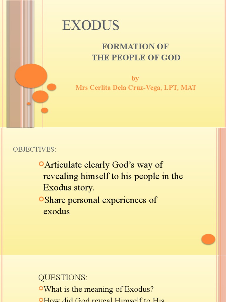 Moses and EXODUS PPT | PDF