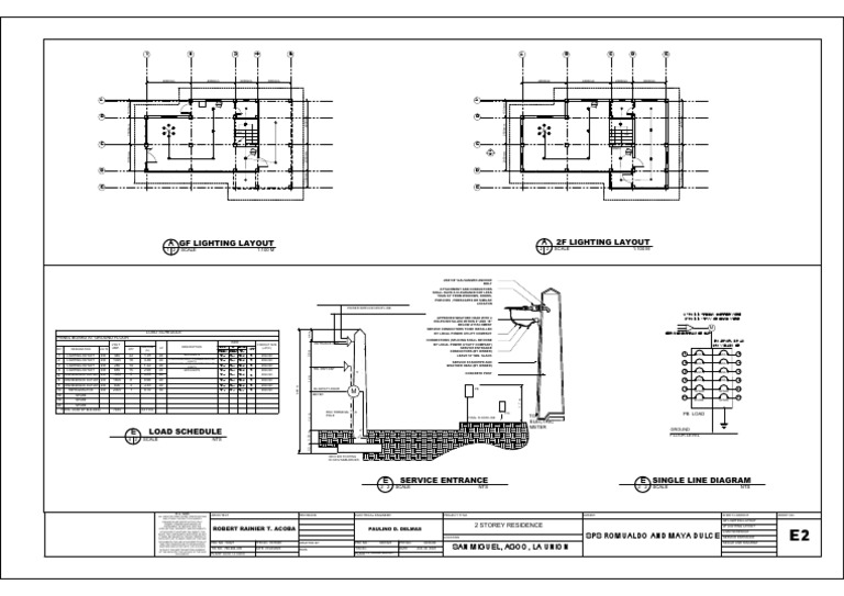 Rosalina Dulce Complete Plan E2 | PDF | Building Engineering ...
