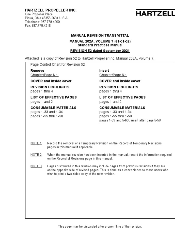 Hartzell Propeller Inc | PDF | Airfoil | Rust