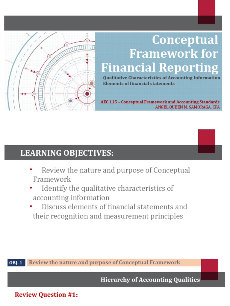 Conceptual Framework for Financial Reporting | PDF | International ...