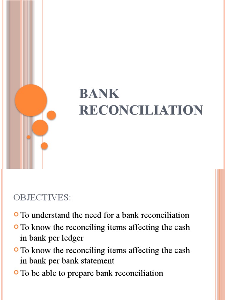 Bank Reconciliation | PDF | Cheque | Deposit Account