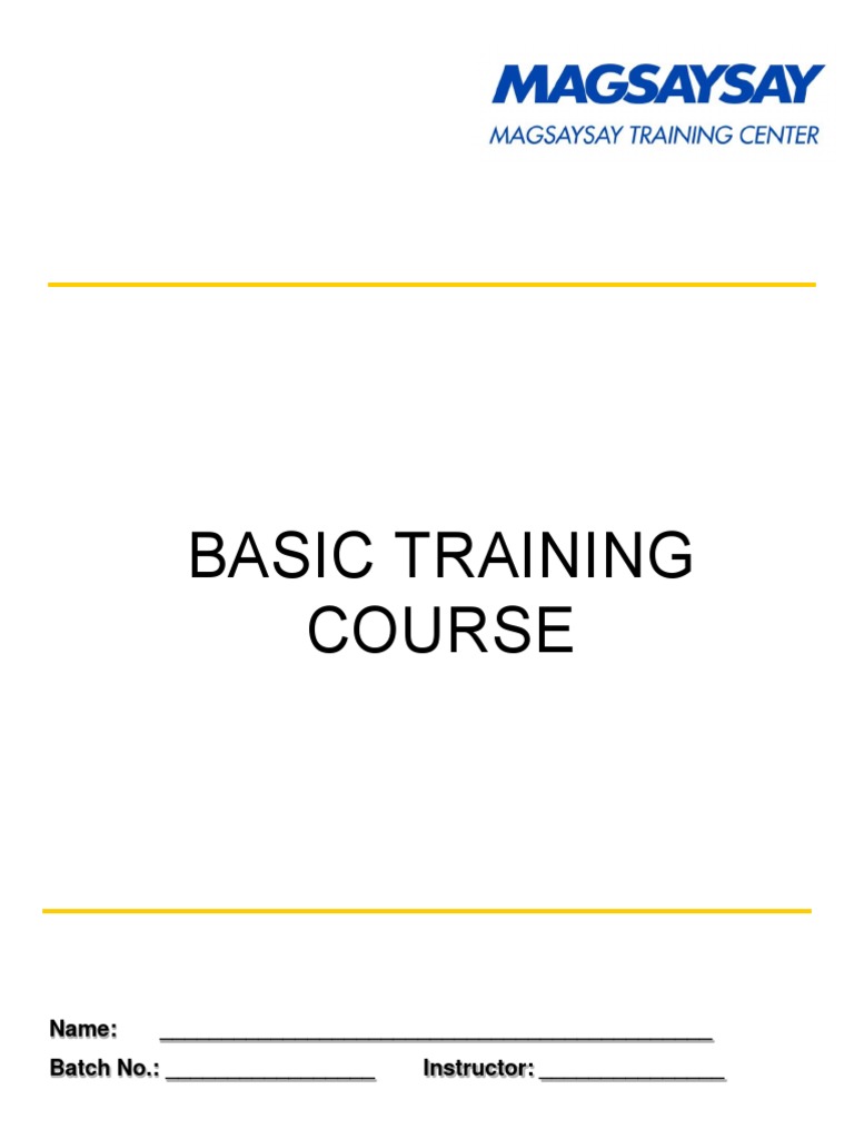 Ehandout Basic Training PDF | Download Free PDF | Firefighting | Fires