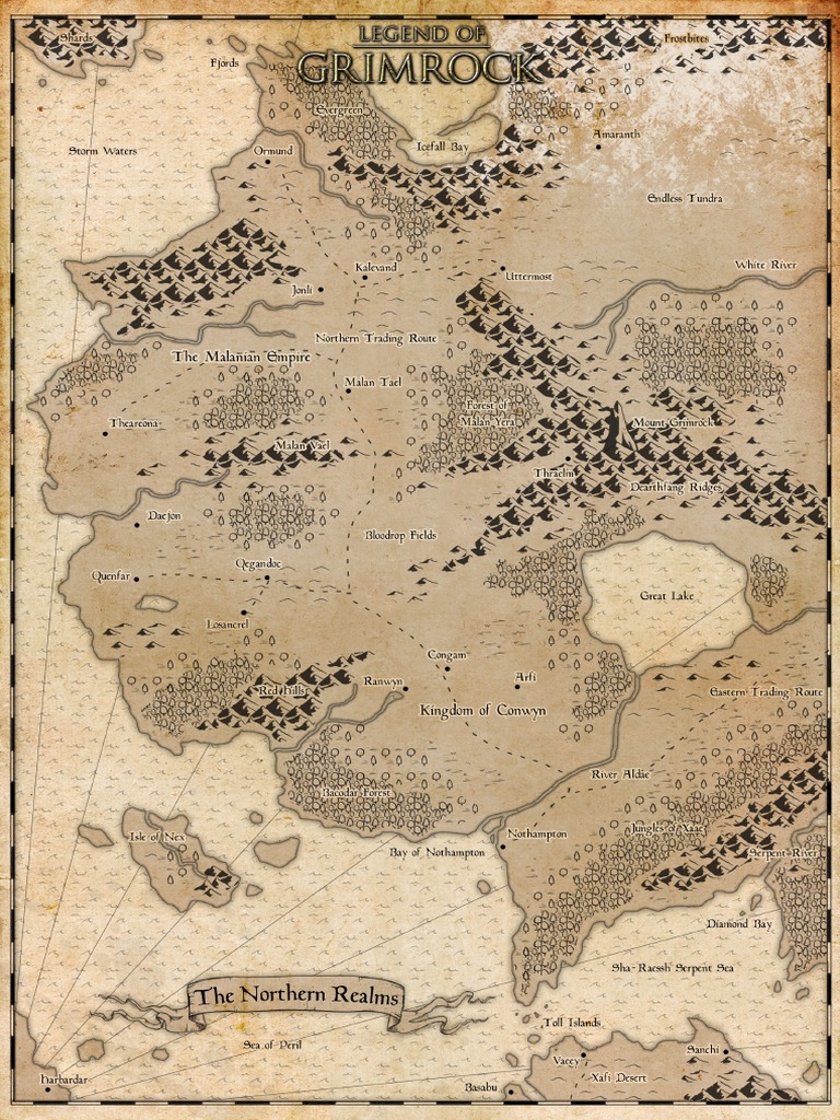 Legend of Grimrock Map | PDF