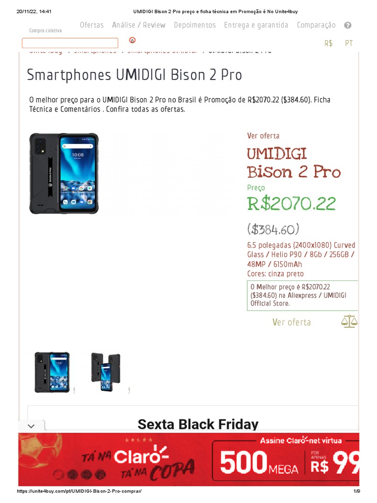 UMIDIGI Bison 2 Pro Ficha Técnica | PDF | Memória de acesso aleatório ...