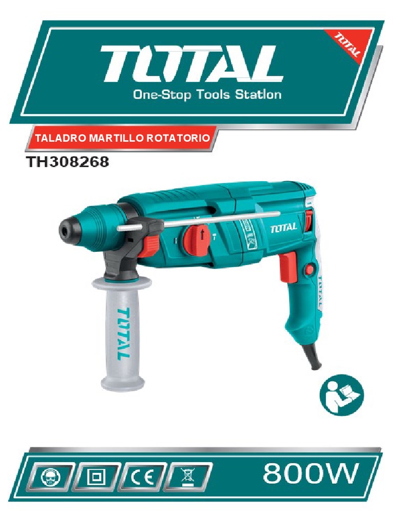 Manual Taladro Marca Total Modelo TH308268 | Descargar gratis PDF ...
