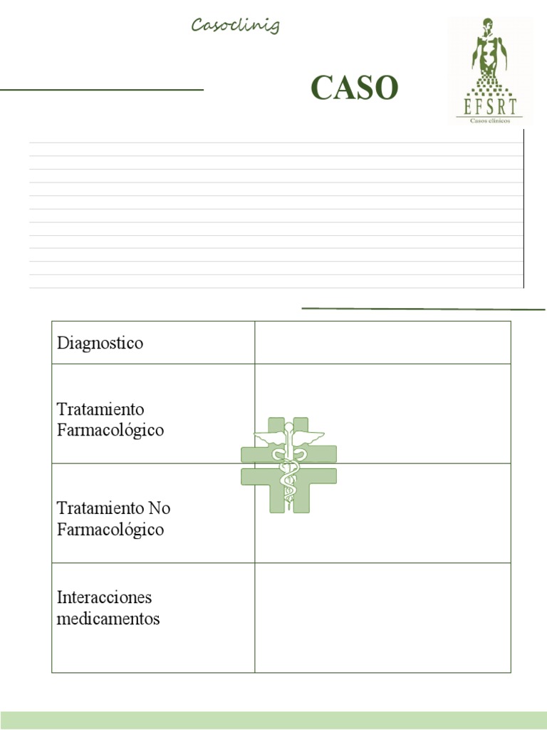 Plantilla Caso Clinico | PDF Plantilla Caso Clinico | PDF