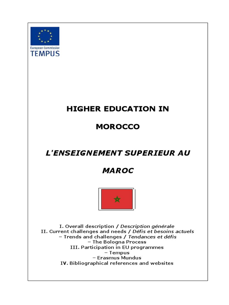 Challenges in Moroccan Higher Education | PDF | Academic Degree ...