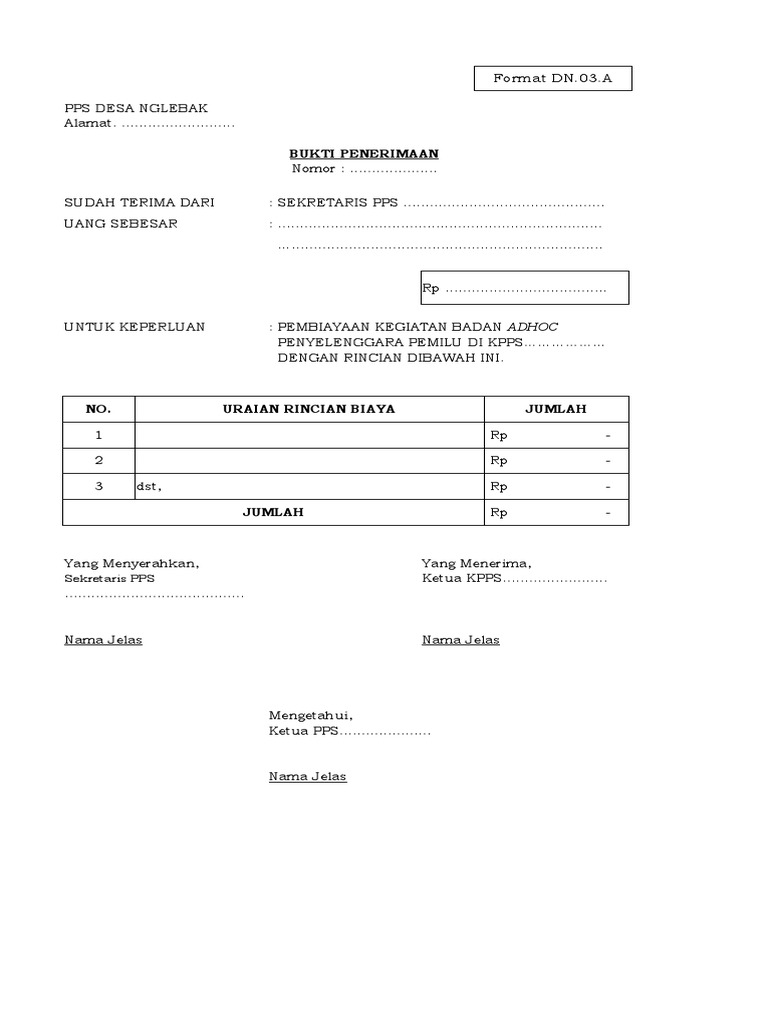 Format Dn.03.a | PDF
