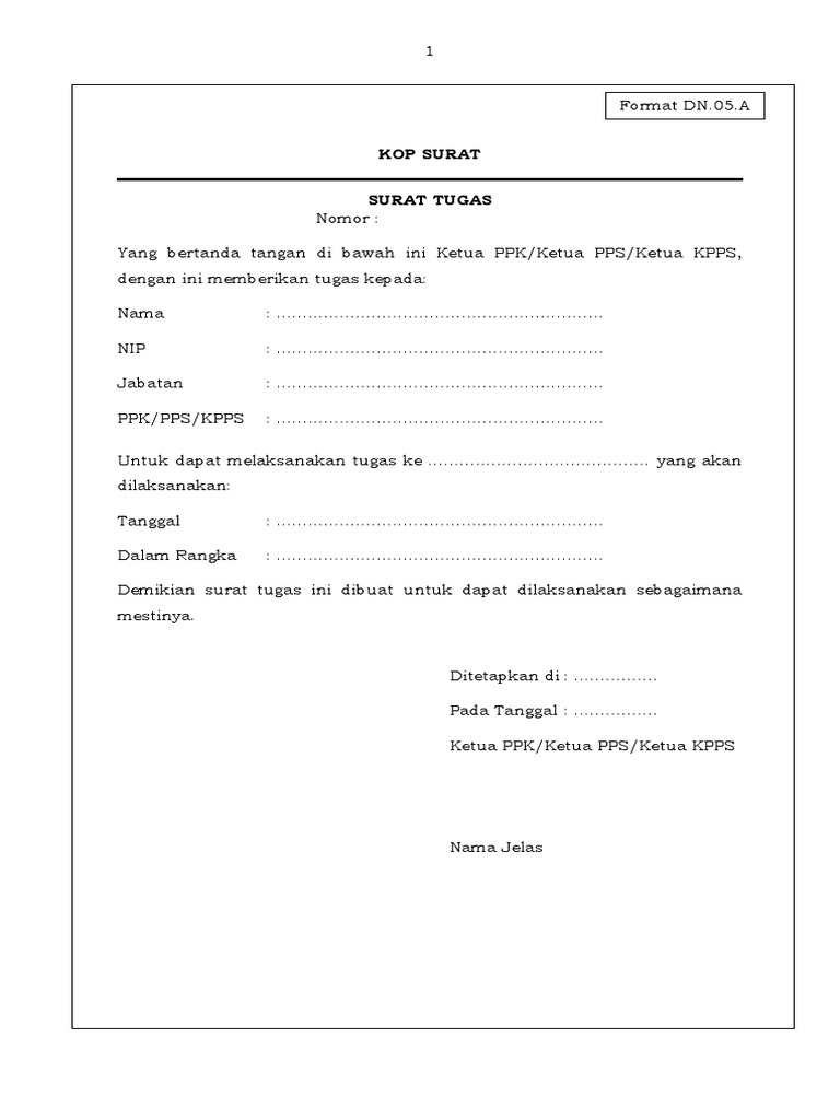 Format Dn.05.a | PDF