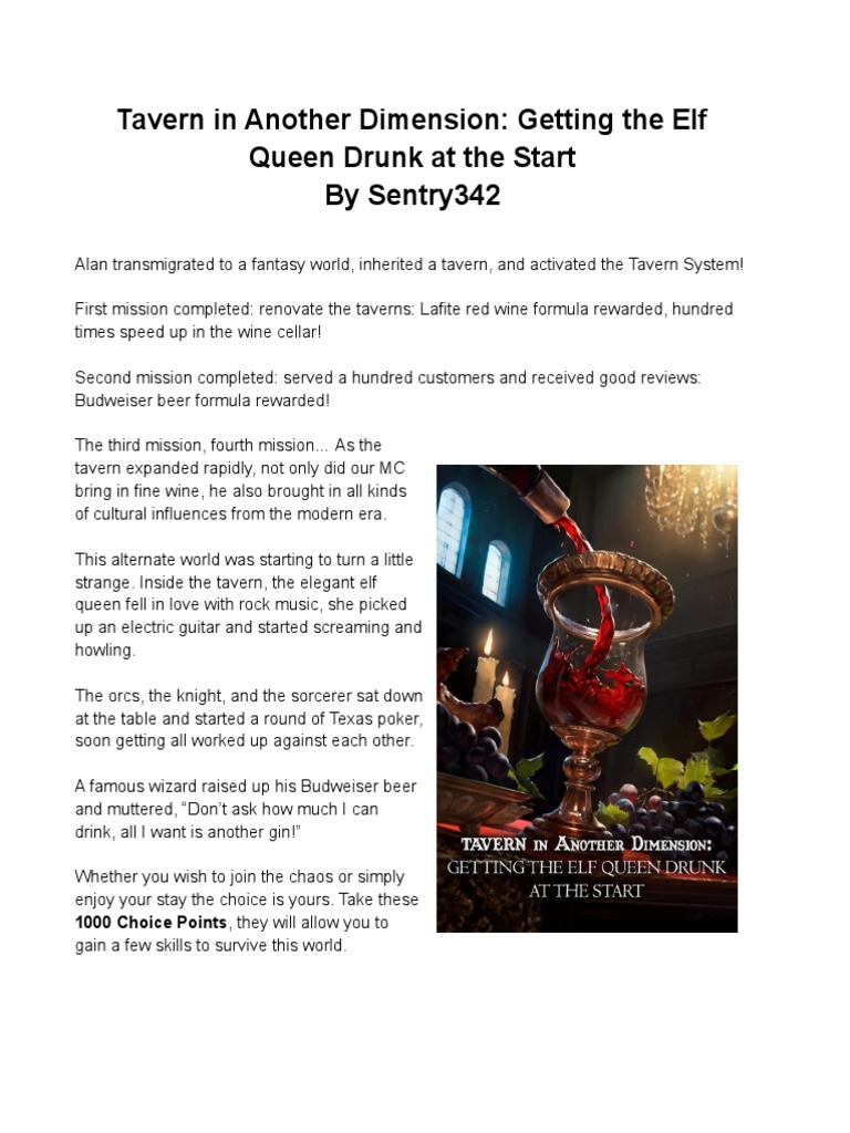Tavern in Another Dimension - Getting The Elf Queen Drunk at The Start ...