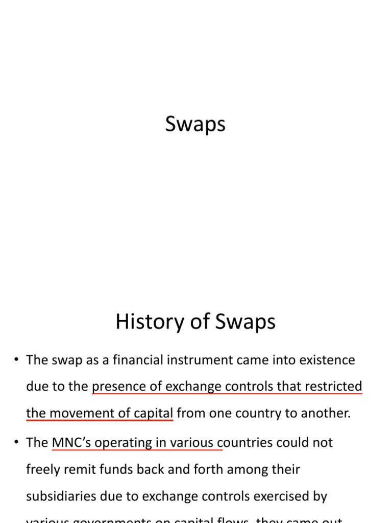 Understanding Swaps in Derivatives | PDF | Option (Finance) | Swap ...