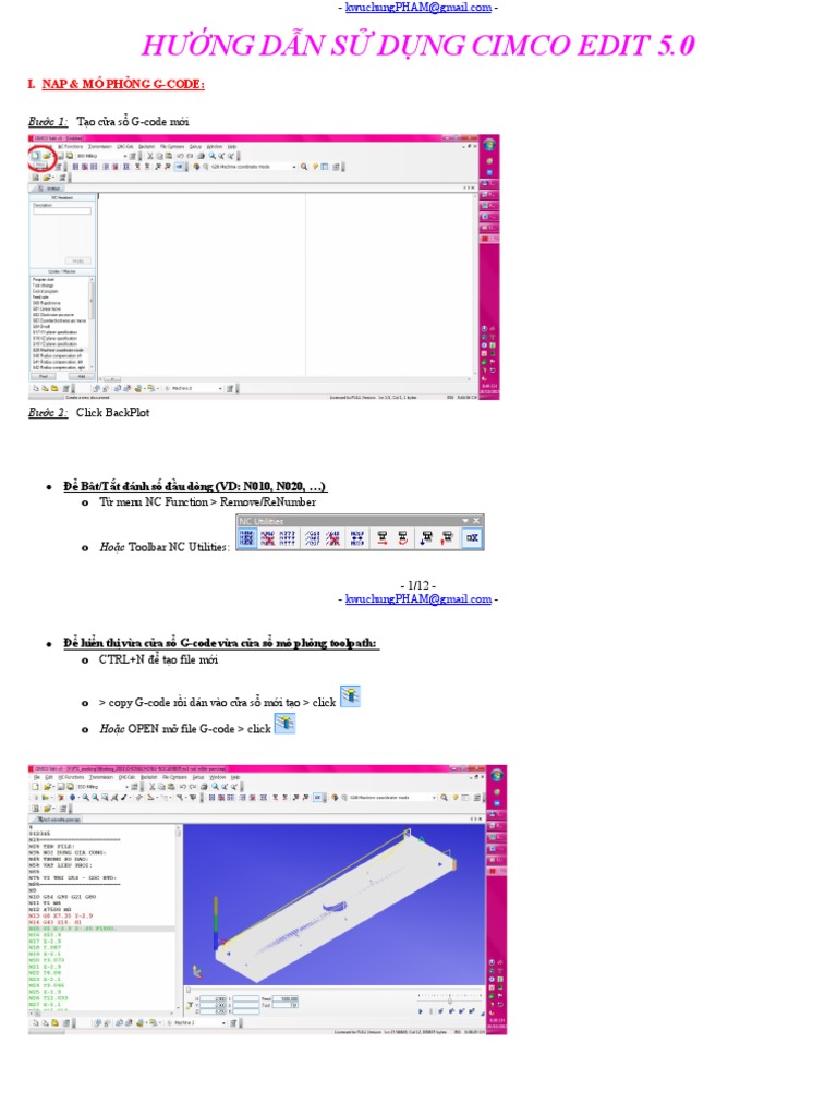 - HƯỚNG DẪN SỬ DỤNG CIMCO EDIT 5 (A4 297x210) | PDF
