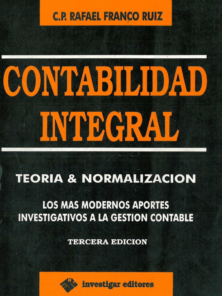 Contabilidad Integral PDF | PDF | Contabilidad | Conocimiento