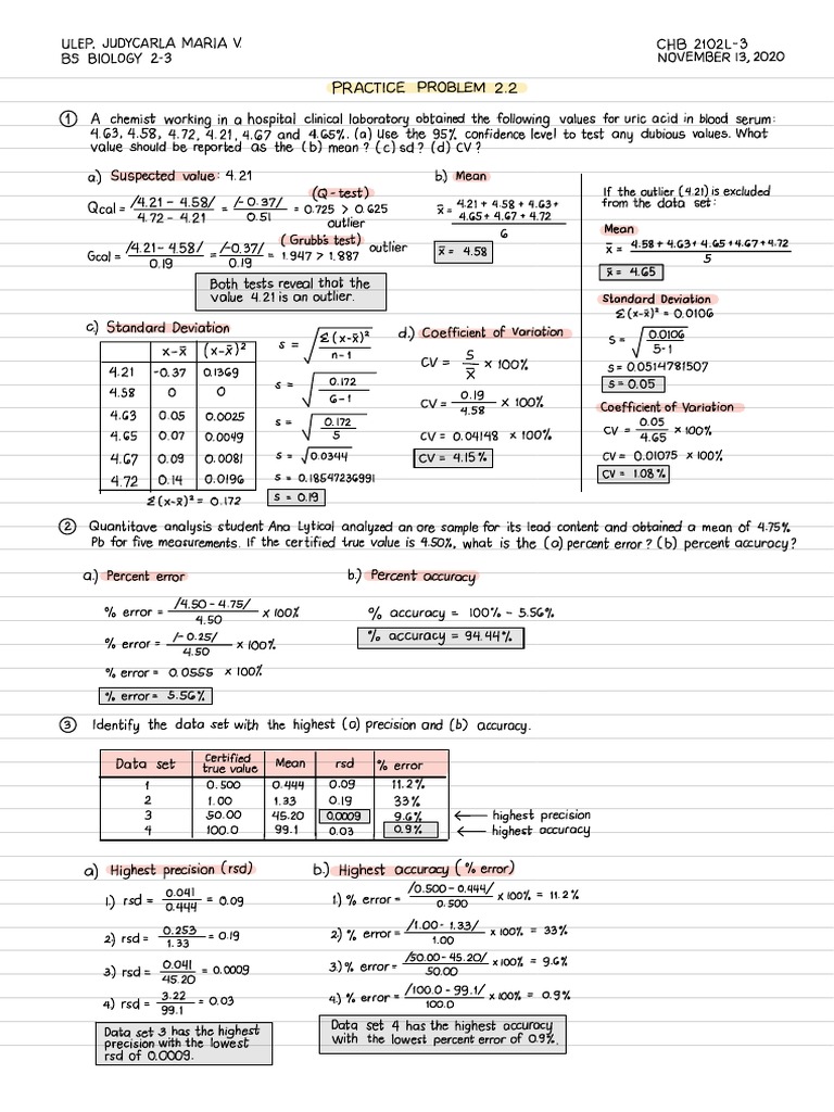 Practice Problem 2.2 - ULEP, JUDYCARLA MARIA V PDF | PDF
