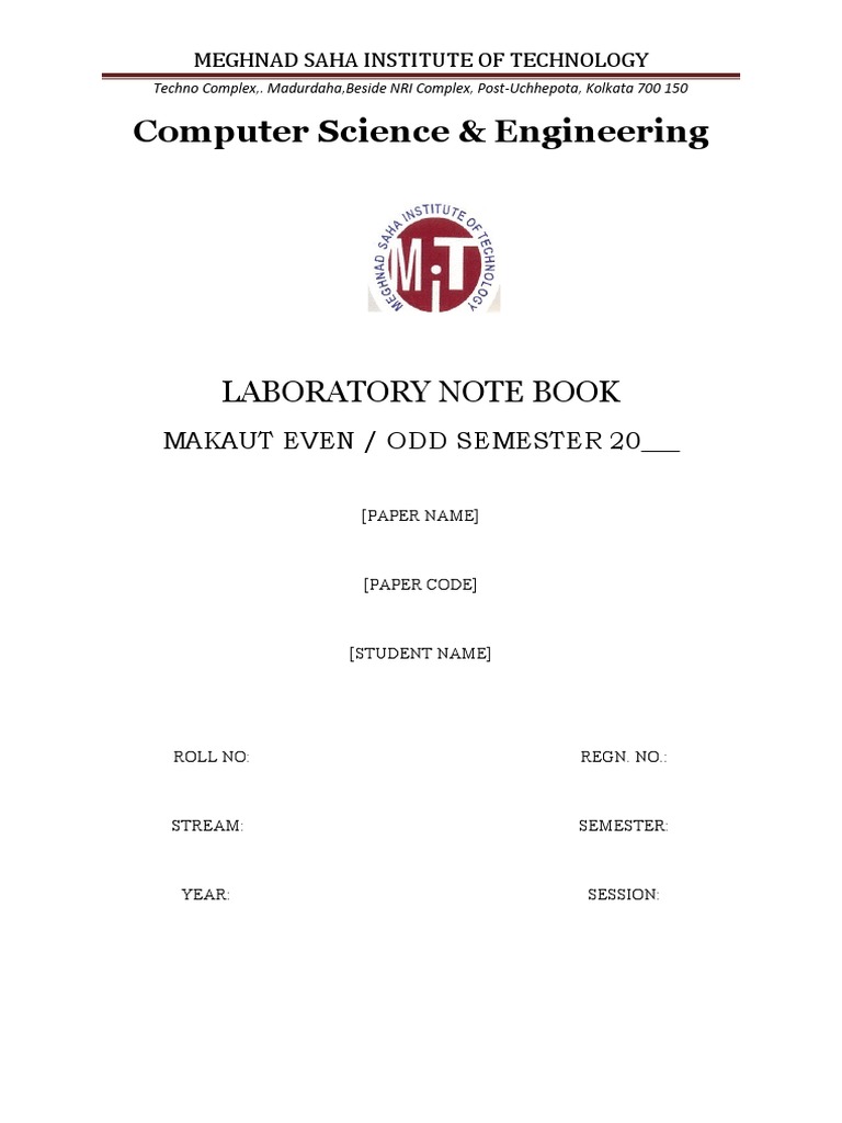 Lab Copy Format | PDF