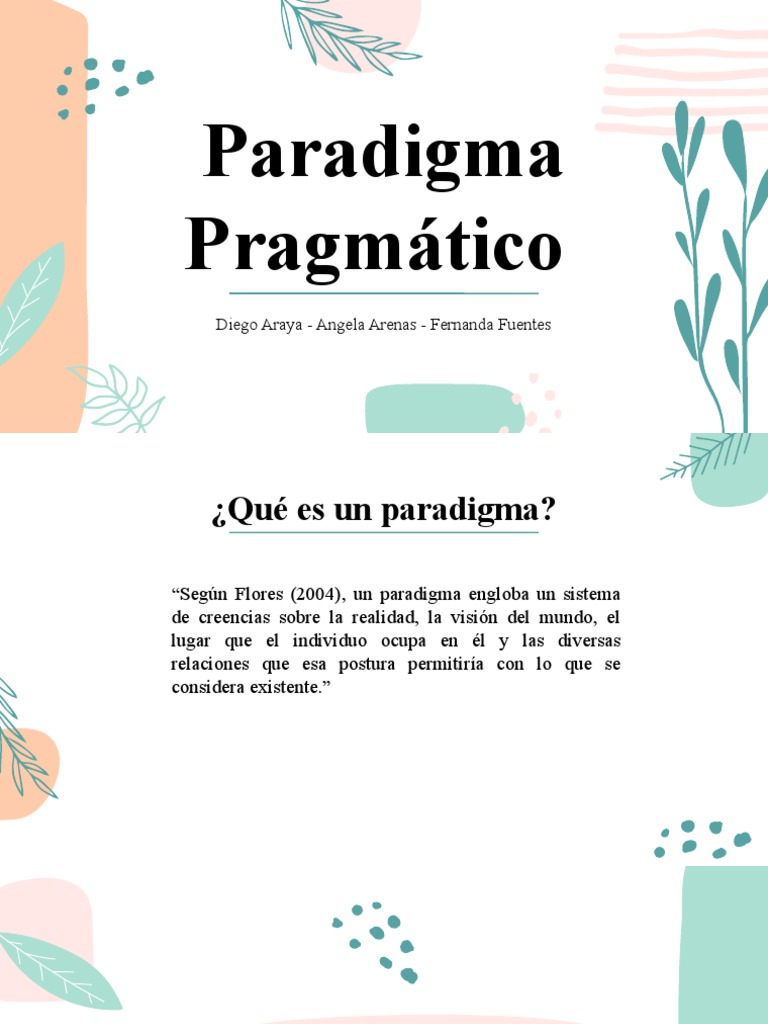 Paradigma Pragmático | PDF