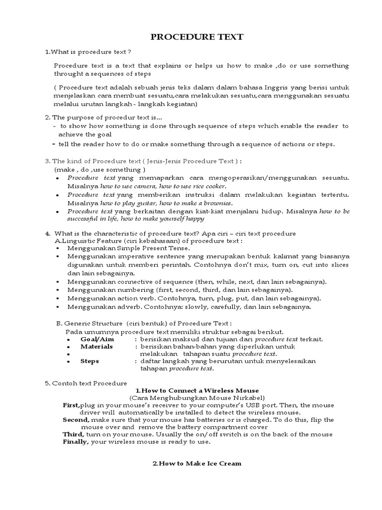 Materi Procedure | PDF