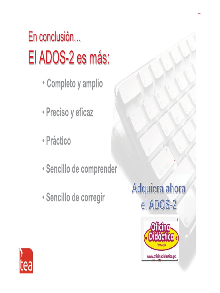 Ados 2 1 | PDF | Espectro autista | Enfermedades y trastornos humanos