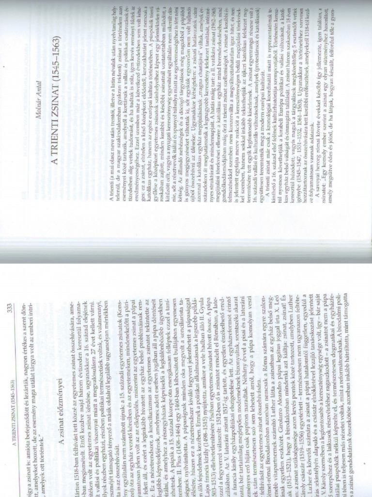 Molnár Antal Trienti Zsinat-1 | PDF