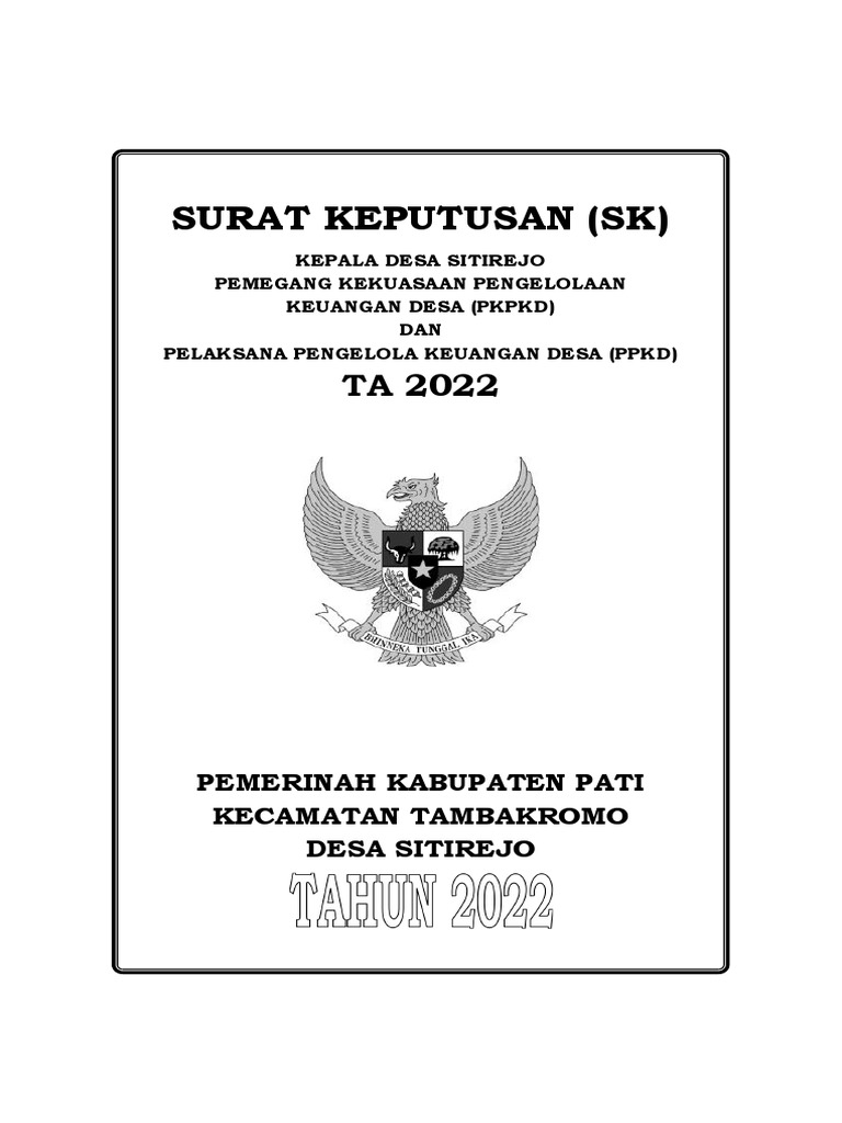 SK PPKD PDF 3318032013 | PDF | Pengelolaan Keuangan & Uang