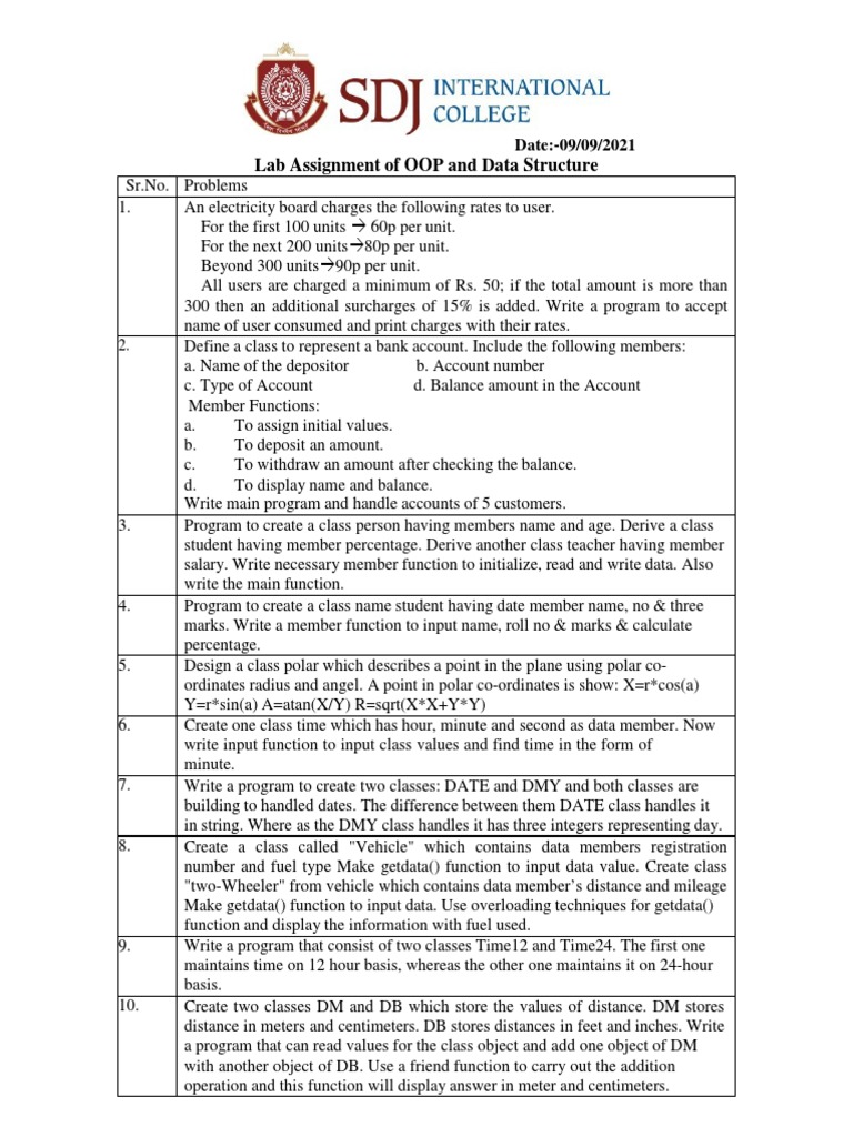Journal of Object Oriented Programming and Data Structure | PDF | Queue ...