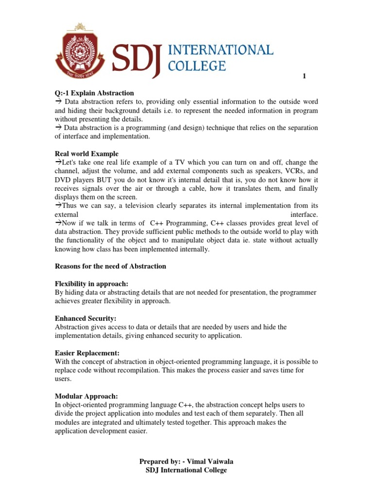 Polymorphism | PDF | Abstraction (Computer Science) | Class (Computer ... Polymorphism | PDF | Abstraction (Computer Science) | Class (Computer ...