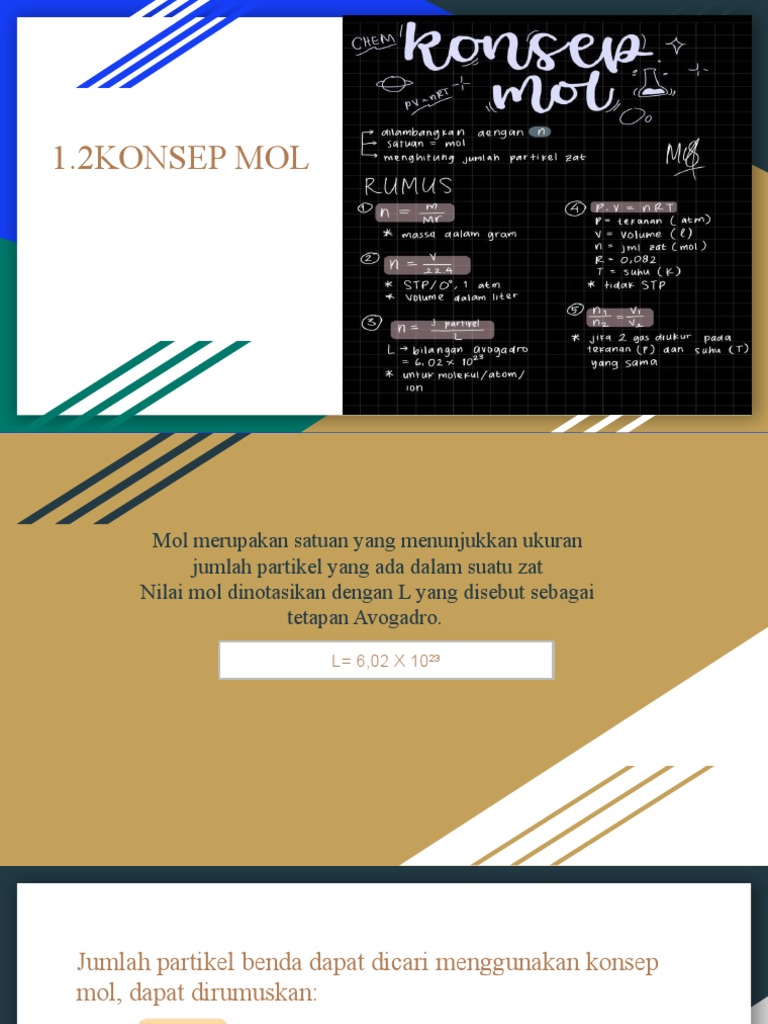 Konsep Mol dan Rumus Gas Ideal | PDF
