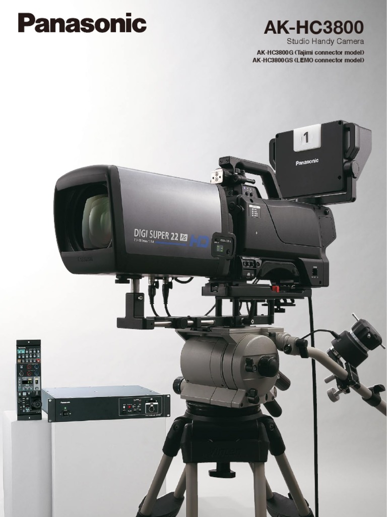 Panasonic AK-HC3800 Studio Camera | PDF | Camera | Power Supply