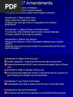 The 27 Amendments - Simplified | PDF