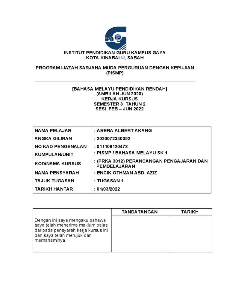 RPH Prka3012 - Abera Albert Akang | PDF