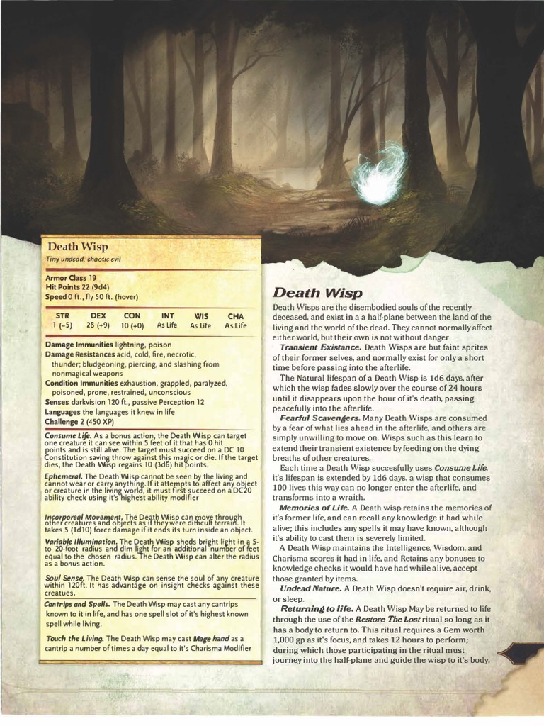Death Wisp PDF | PDF