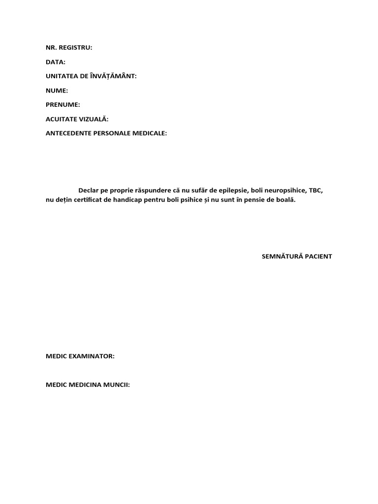 Fisa 2 Titularizare | PDF